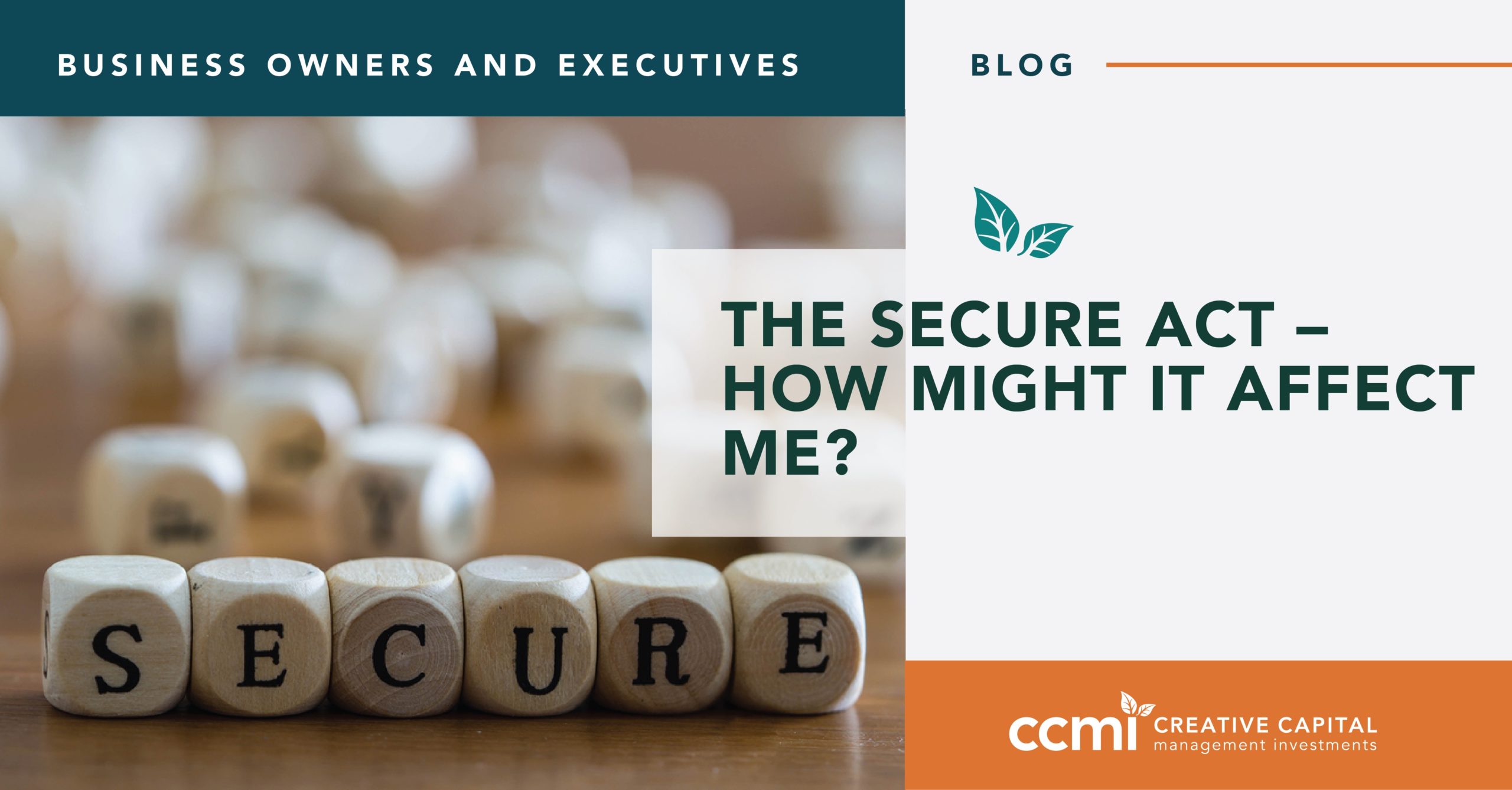 The SECURE Act – how might it affect me? - CCMI Creative Capital ...